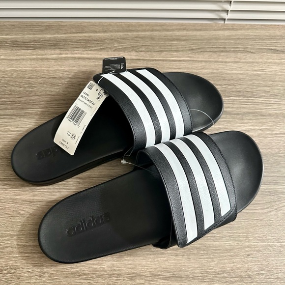 adidas | Shoes | Adidas Mens Adilette Comfort Adjustable Slides Sandal Size 3 M | Poshmark